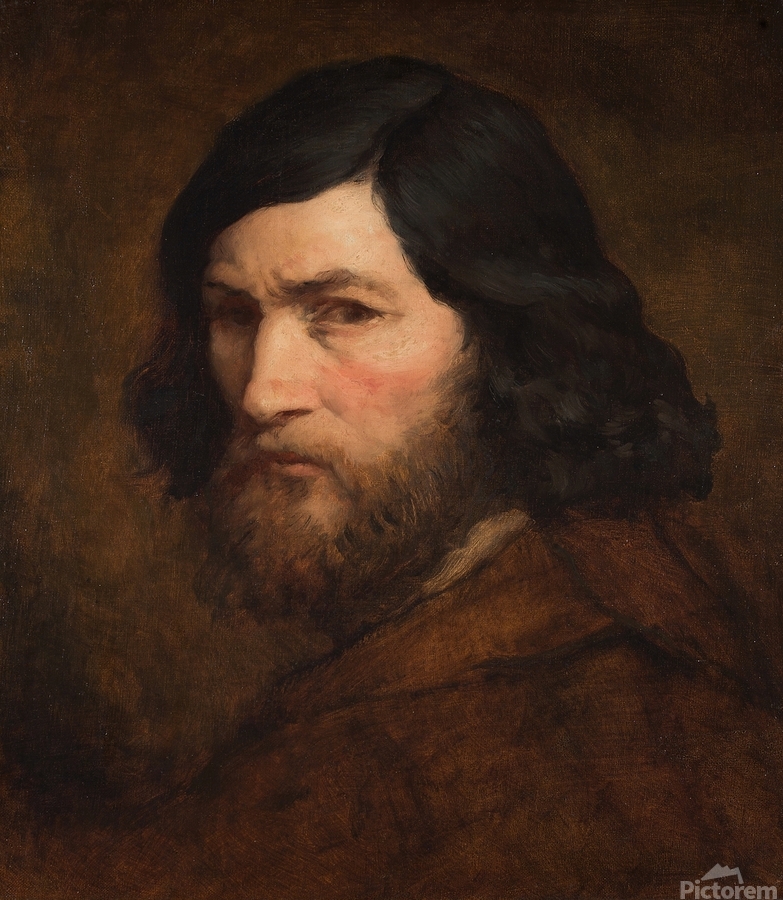 Selbstbildnis [Self Portrait] [1850] by Jean François Millet [1814–1875 ...